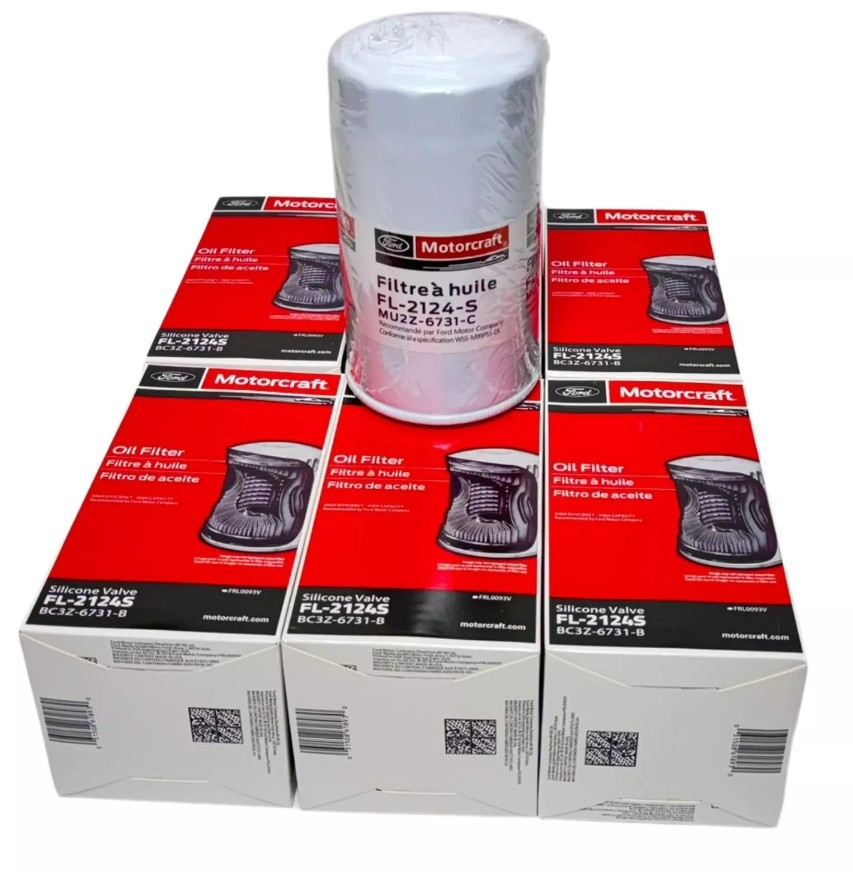 Genuine 12P Powerstroke Motorcraft Oil Filters FL-2124-S For 11-23 Ford ...
