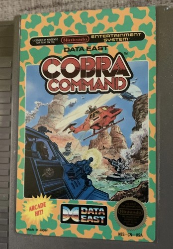 Cobra Command (Nintendo Entertainment System, 1988) Game And Sleeve ...