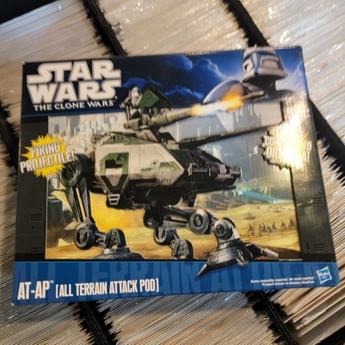 Star Wars Clone Wars AT-AP All Terrain Attack Pod Vehicle Hasbro 2010 ...