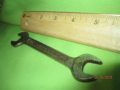 DUNLAP WRENCH -STEEL DOUBLE WRENCH 9/16 & 1/2 | eBay