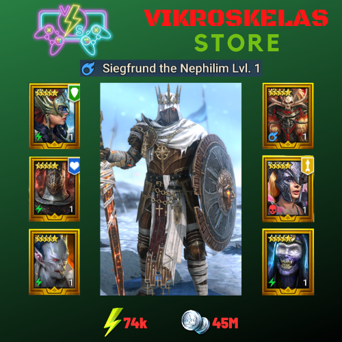 Raid Shadow Legends | Starter Mythical - Siegfrund : 74k energy / 24 ...