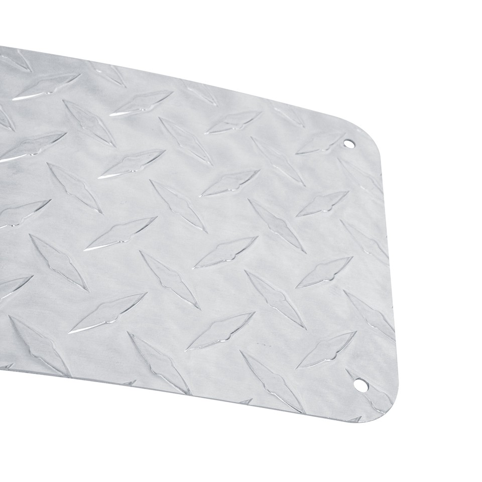 2x Aluminum Diamond Plate Trailer Fender Rock Guard Tie Down Trailer ...