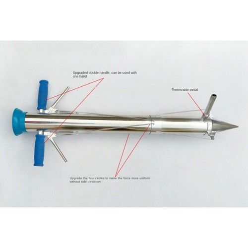 Garden Seedling Transplanter Vegetable Flower Tube Planter Quadruple ...