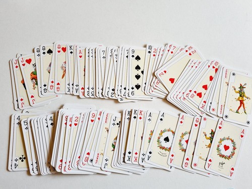 Cards For Game Rococo Piatnik Poker Bridge Original Vintage Playing ...