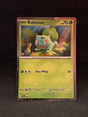 Bulbasaur Holo 046 Scarlet & Violet Promo NM Pokemon From 151 Poster ...