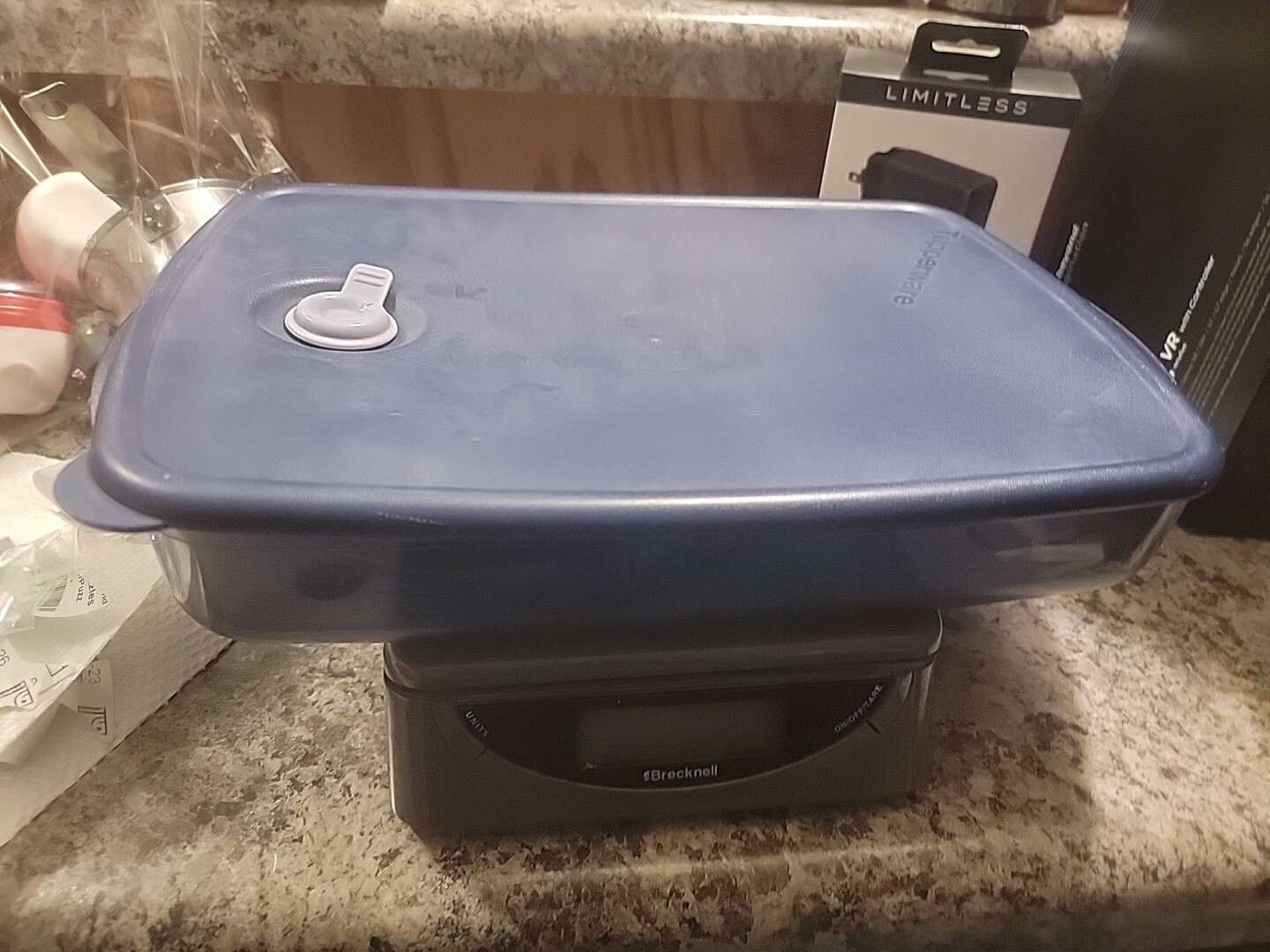 Tupperware Rock N Serve Divided Container 3990A-2 Microwave Reheatable Blue | eBay