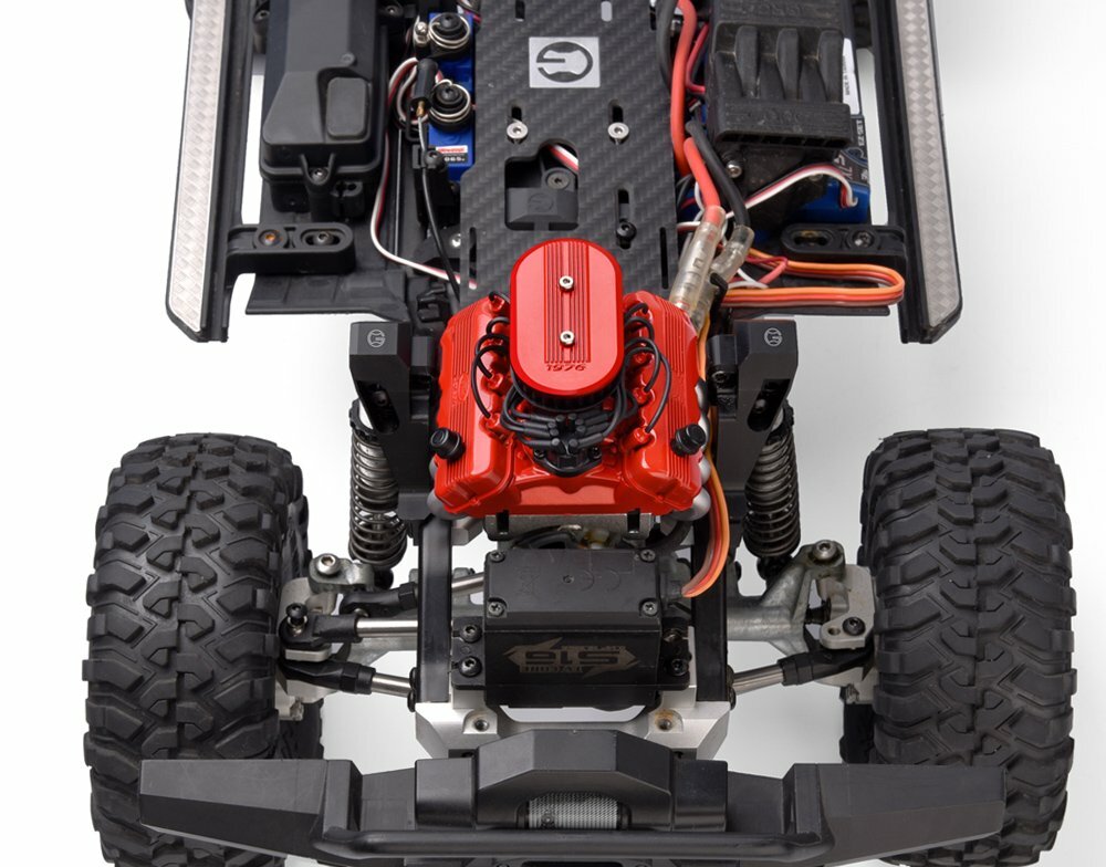 Simulation F76 GRC V8 Engine Motor Fan Radiator Kits For 1/10 RC ...