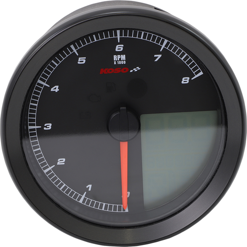 Koso North America - BA051211 Multi-Function Speedometer/Tachometer HD-04 Black | eBay