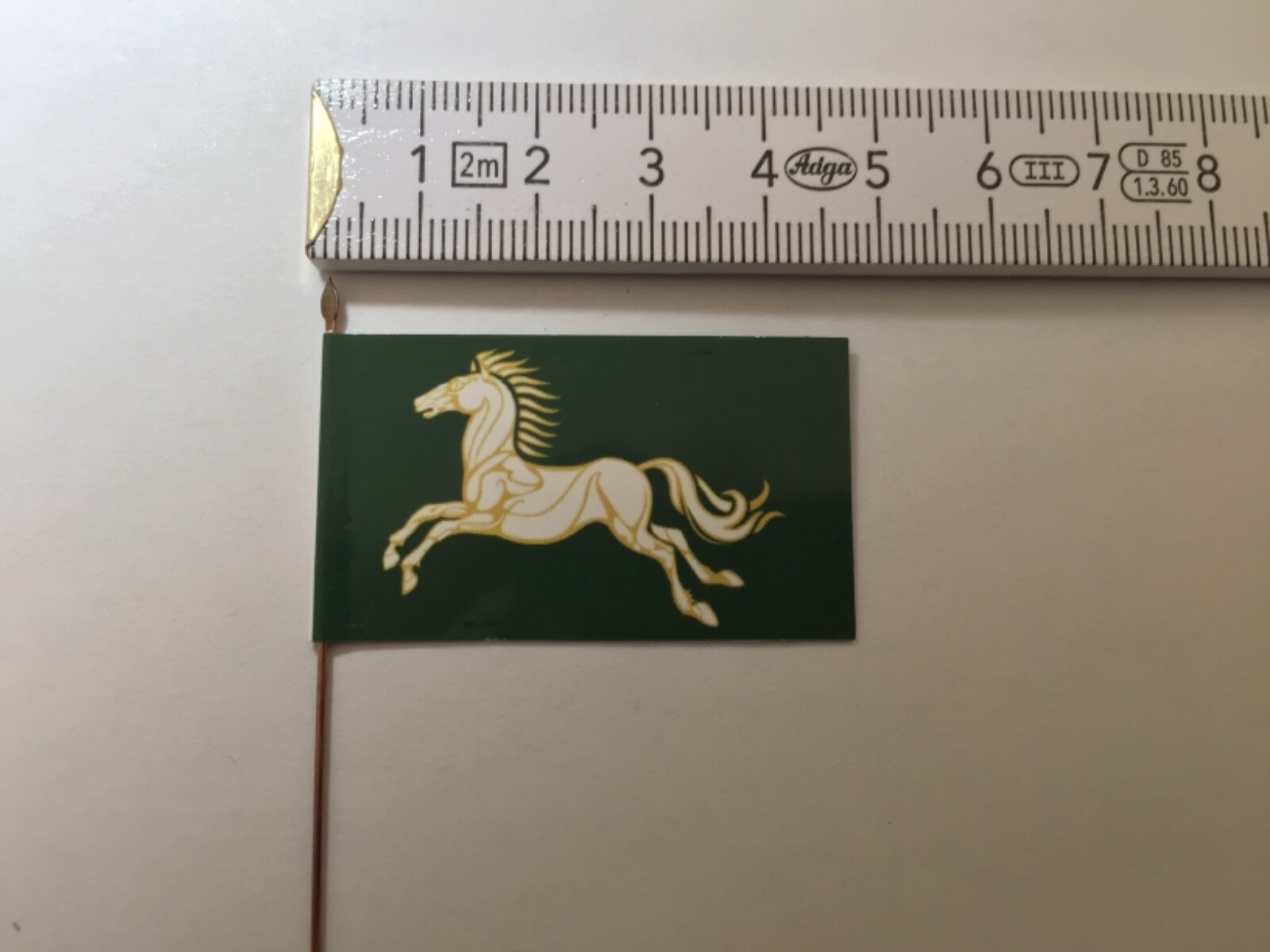 418) 1x25/28mm Dark Age Rohan LOTR Flag HORSE + 30x shield Stickers ...