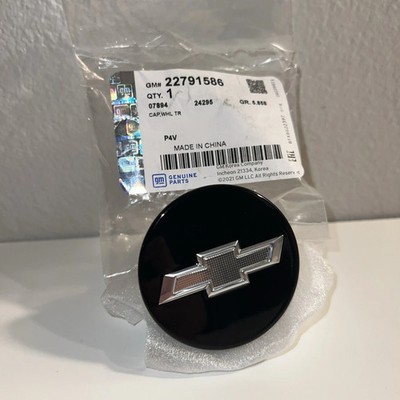 Genuine GM Chevrolet Gloss Black Wheel Center Cap 22791586 (1PC) | eBay