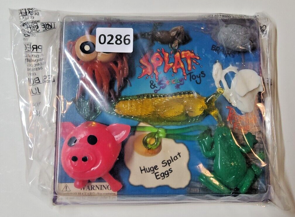 Vintage Vending Display Board Splat & Sticky Toys 0286 | eBay