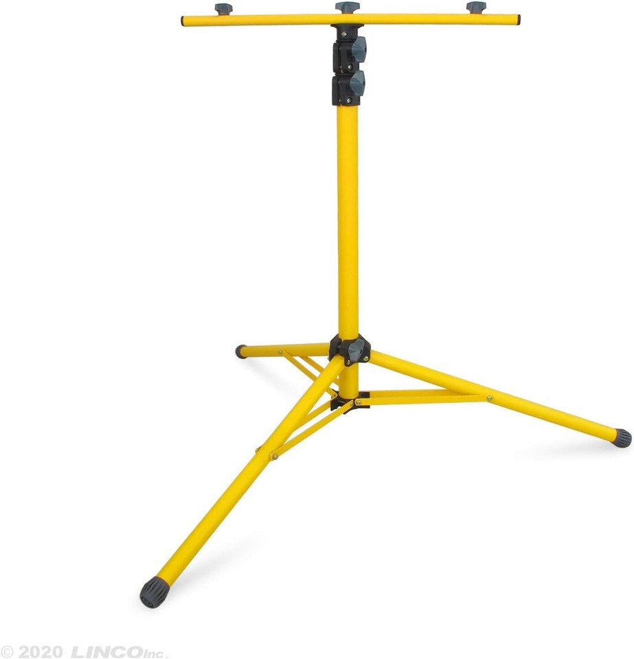 LINCO Tripod Stand LED Work Light Flood Light Heavy Duty Steel Stand ...