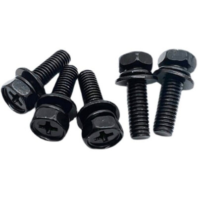M3 M4 Phillips Screws External hex Screw Combinations With Spring Pad ...