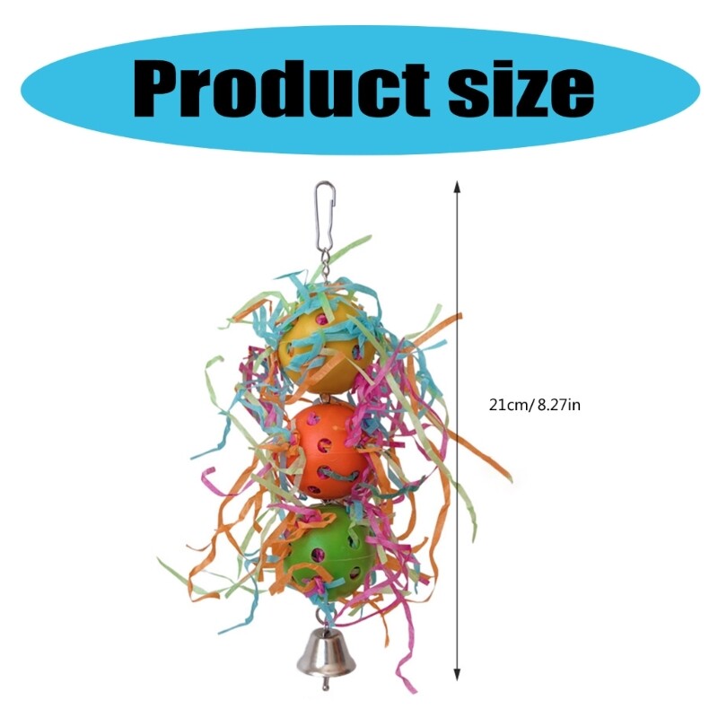 Pet Bird Chewing Toy Cotton Rope Parrots Toy Bites Bridge Bird Tearing ...