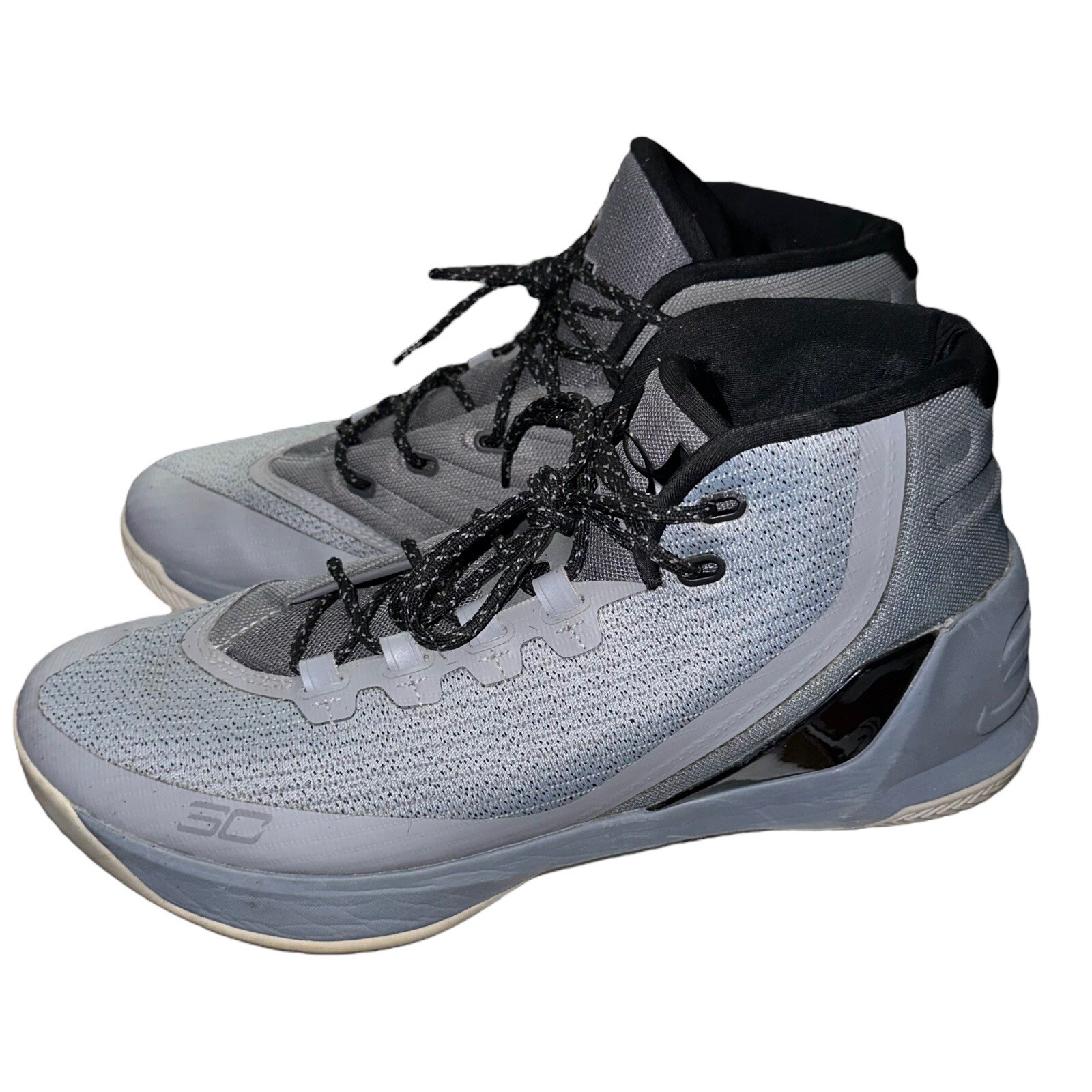 Steph Curry Under Armour Men Size 11.5 1269279-035 3 Gray Basketball ...