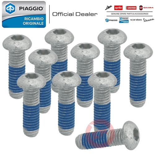 KIT 10pz VITE TBEI PERNO M6X20 PER DISCO FRENO GILERA RUNNER 50 125 180 ...