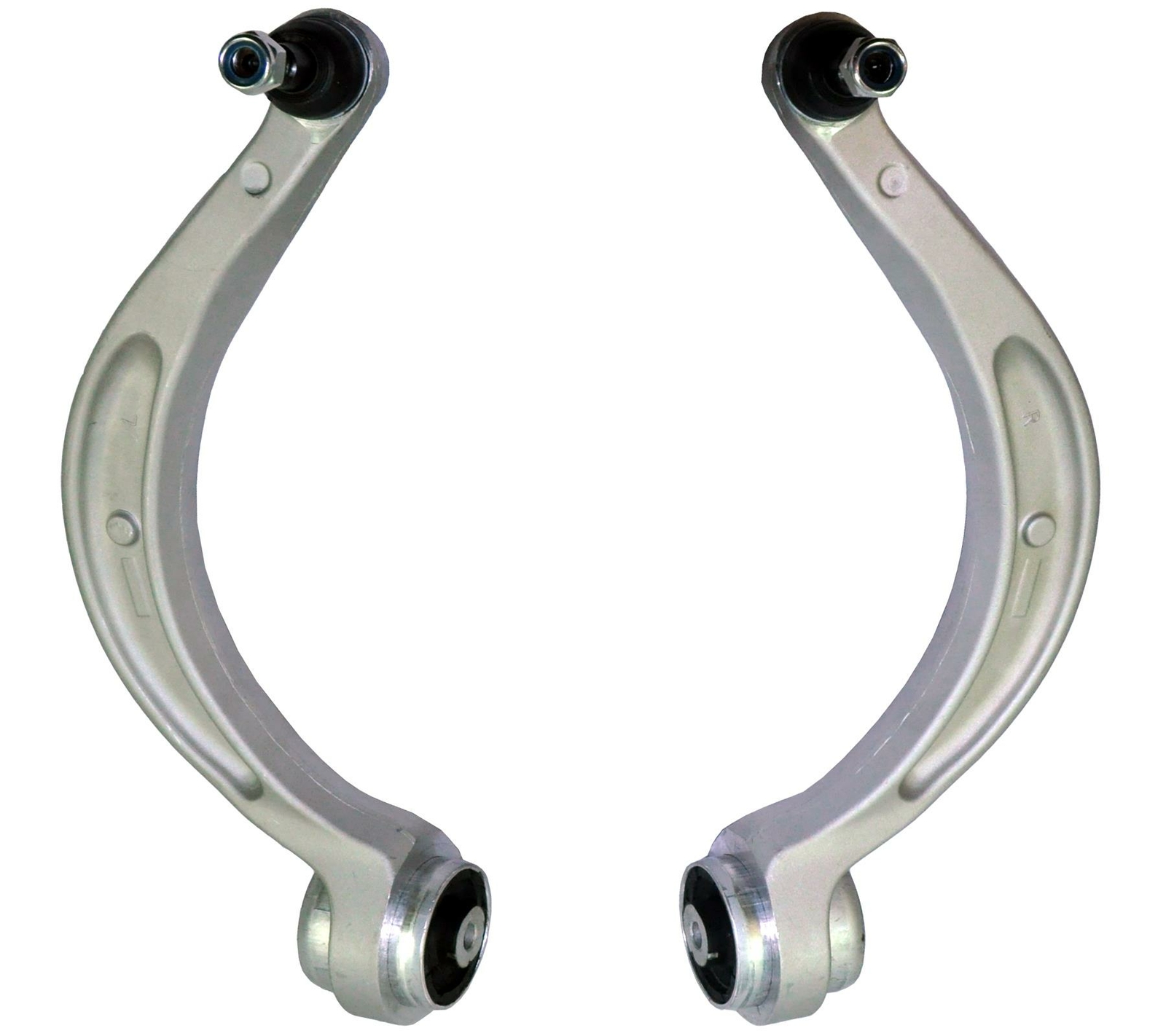 Front Left & Right (upper Lower) Suspension Control Arms Kit Fits AUDI ...