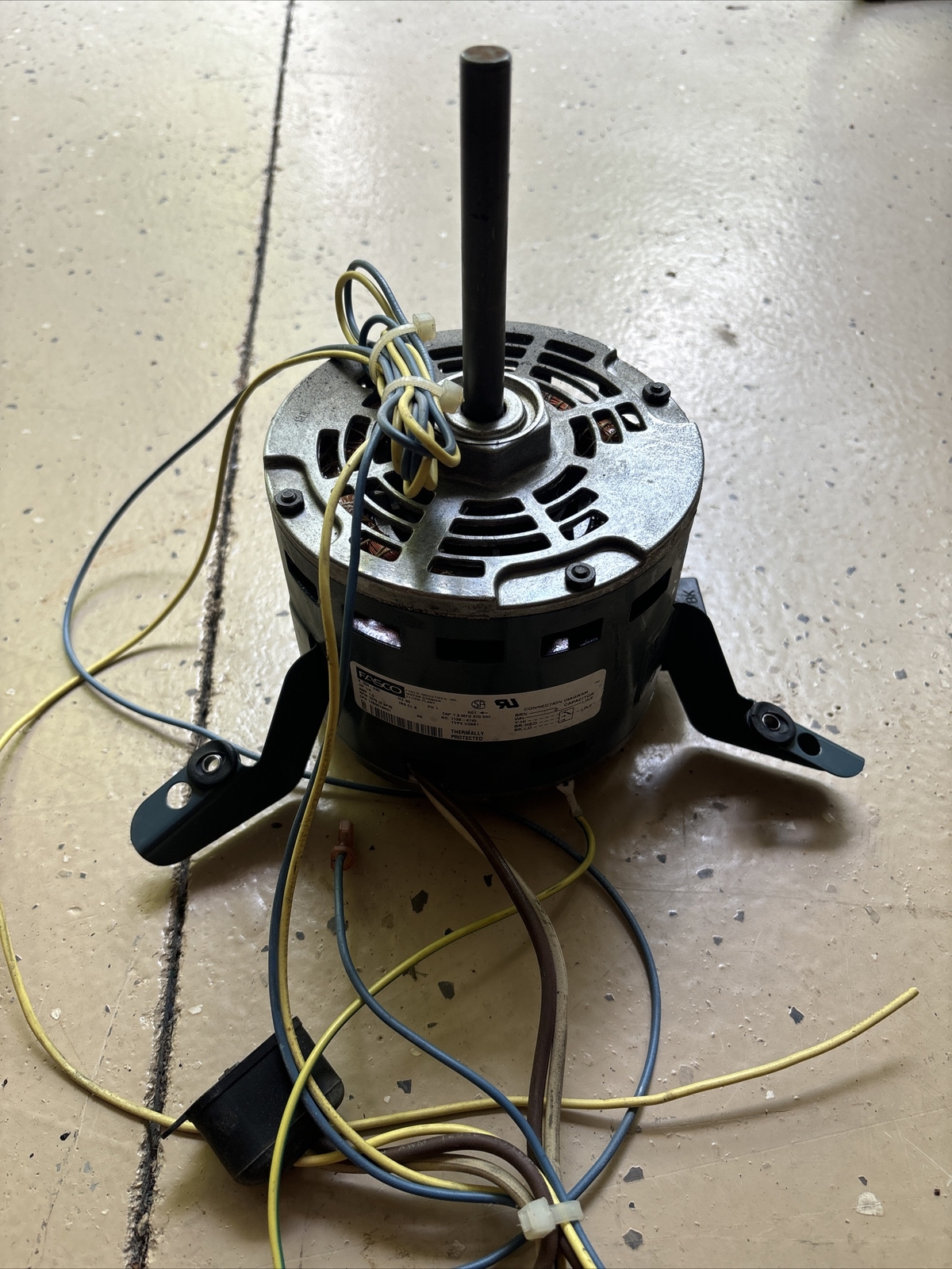 Fasco 1PH Motor 1/4HP 208-230V 1075RPM Type U26B1 | eBay