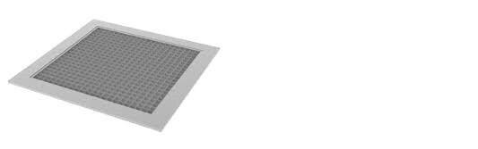 (2) Master Titus 50F Eggcrate Return Grille 10x10, 50F1010126A0A0 | eBay