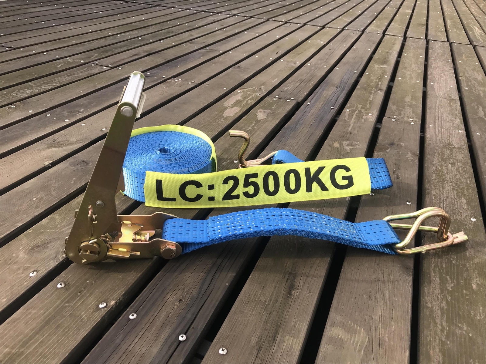 5*Heavy Duty Ratchet Tie Down Straps 50mm x 9m LC:2500kg Cambuckle ...