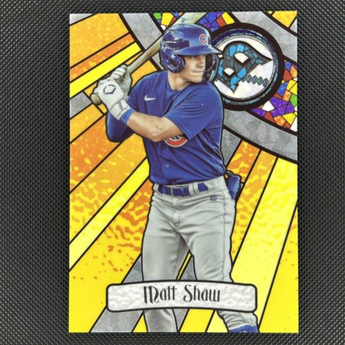 MATT SHAW 2023 Bowman Stained Glass #BGA-7 Chicago Cubs | eBay