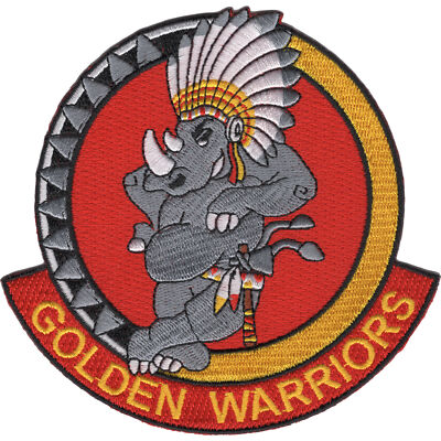 VFA-87 Patch - Strike Fighter Squadron Golden Warriors Rhino | eBay