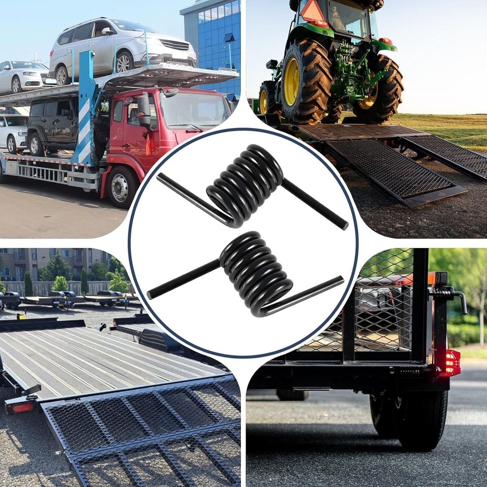 2 Pair Heavy Duty Trailer Ramp Springs for Trucks Trailer Gates ...
