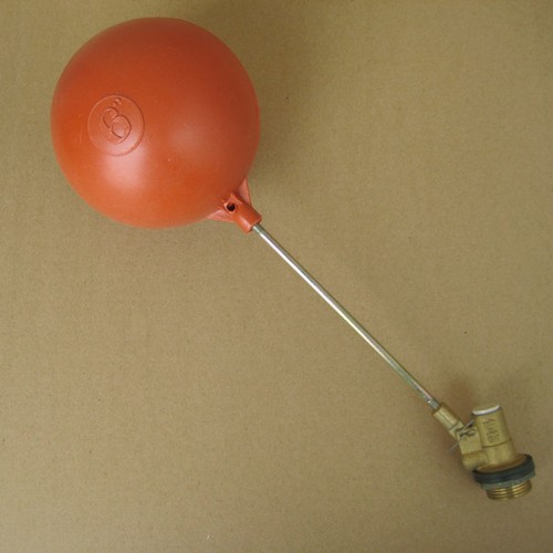 3/4" Rubber Float Valve Brass Part For Livestock Auto-fill Tanks Ponds ...