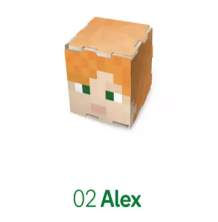 Woolworths Minecraft Cubeez - 2 ALEX | eBay