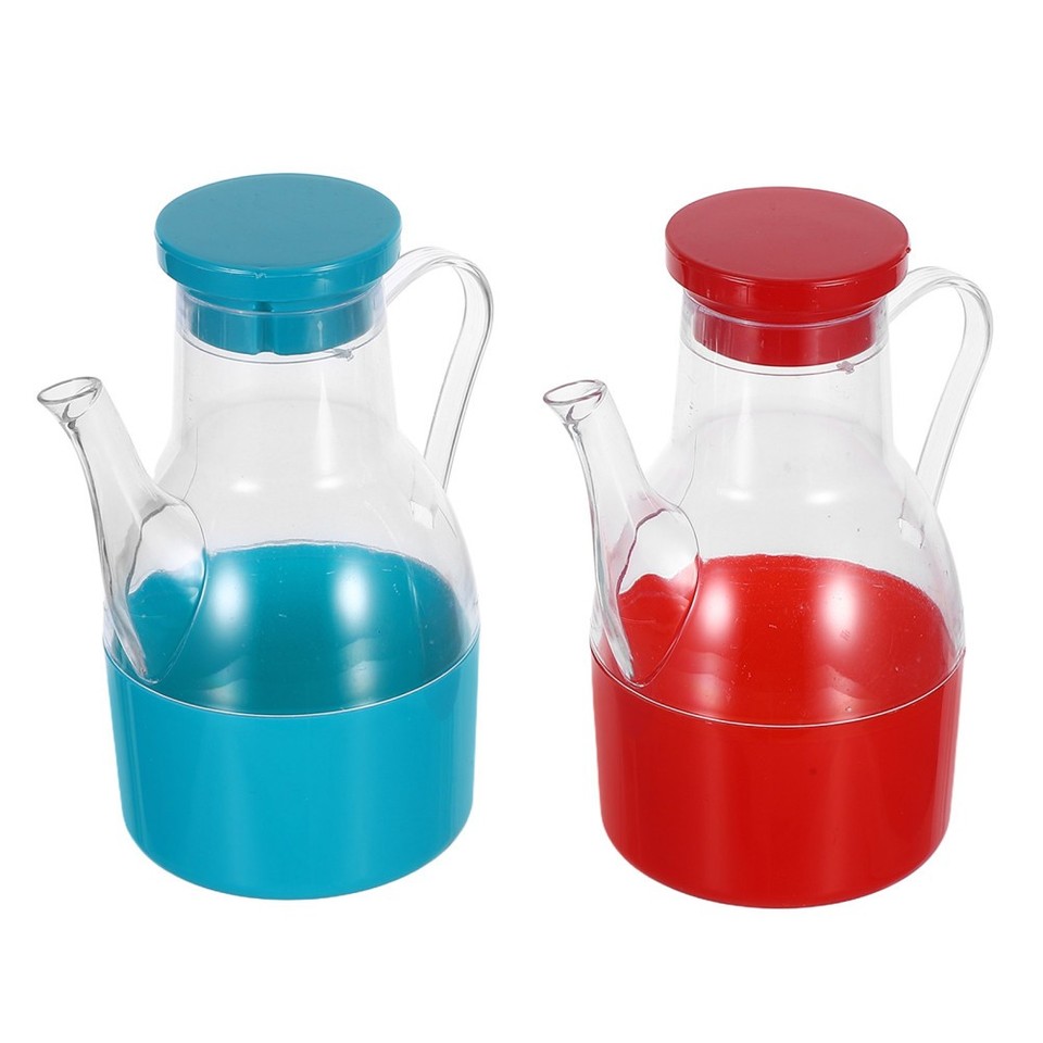 2pcs Olive Oil Bottle: For Kitchen Soy Sauce Dispenser - Vinegar ...