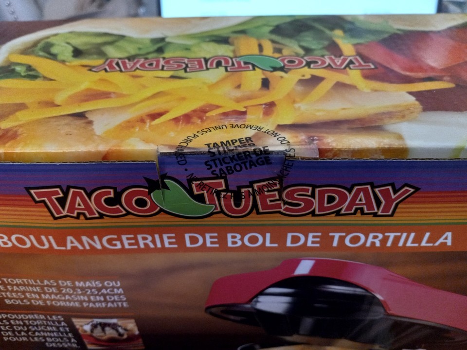 Taco Tuesday Tortilla Bowl Maker For Baked Taco Bowls, Tostadas, Salads ...
