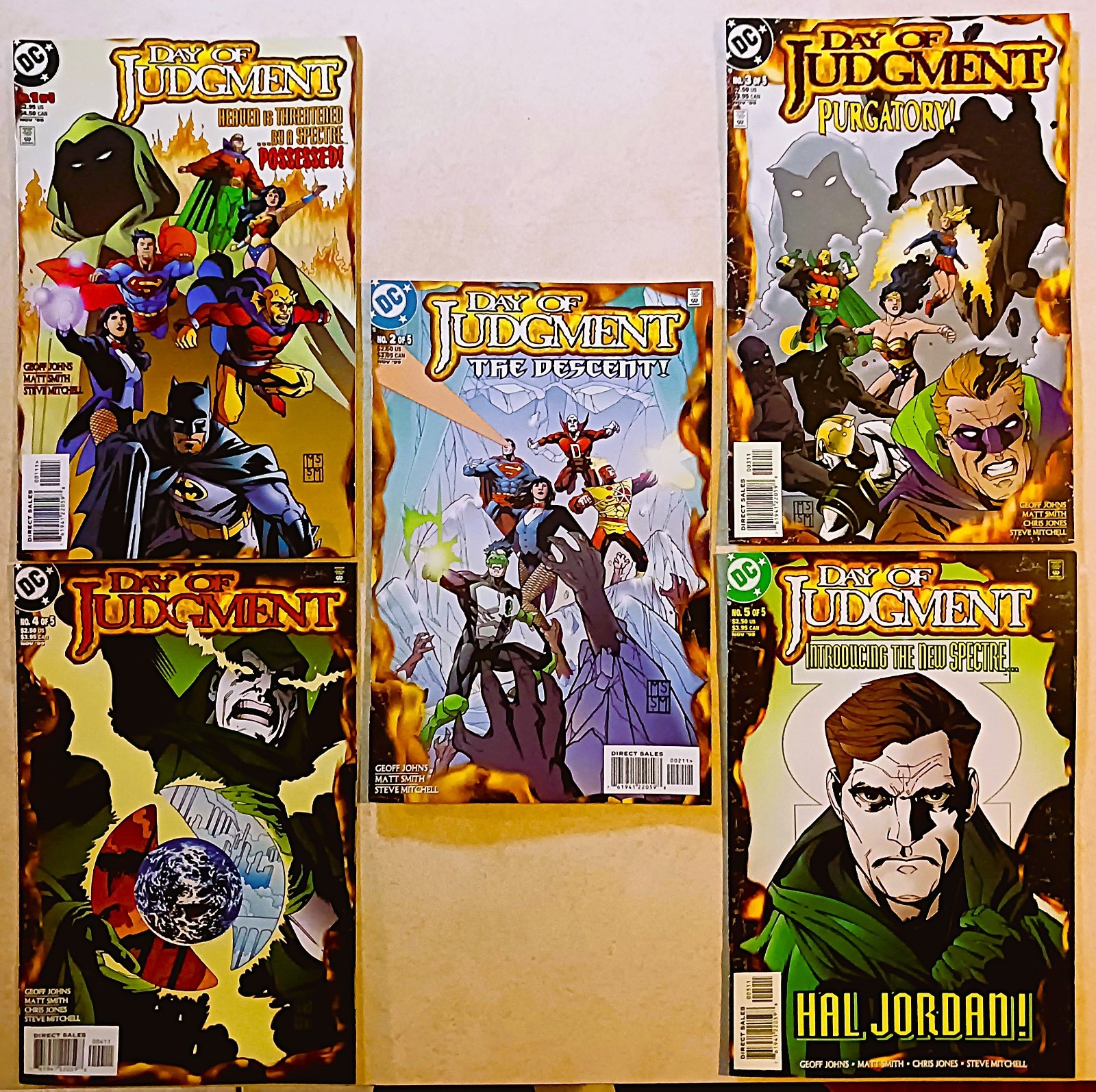 Day of Judgment 1-5 Complete Set DC Comics Lot Batman Superman Hi-Grade ...