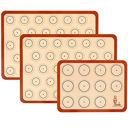 3 Pack Silicone Macaron Baking Mat Cookie Liner Pastry Baking Sheet | eBay