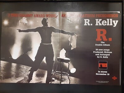 R. Kelly R. Rare Original Promo Poster Ad Framed! | eBay