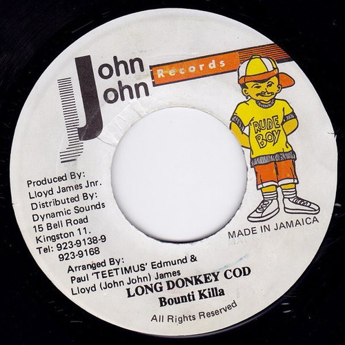 Bounty Killer - Long Donkey Cod (Vinyl 7" - 1993 - JM - Original) | eBay