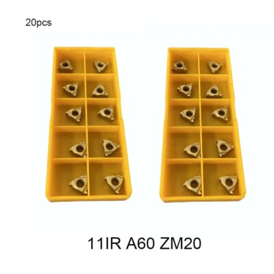 20PCS Carbide Insert, 11 IR A 60 LDA, Internal Threading Tool Insert ...