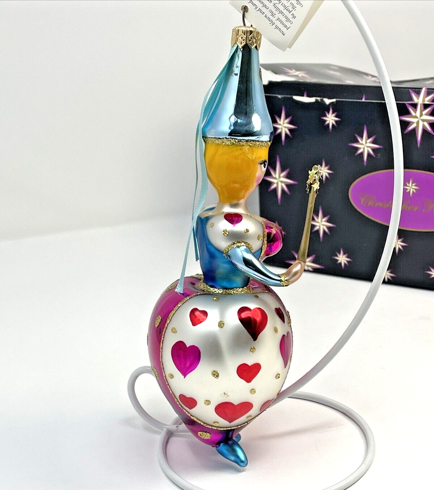 Christopher Radko Ornament Miss Valentine Fairy with Wand with Tag and ...
