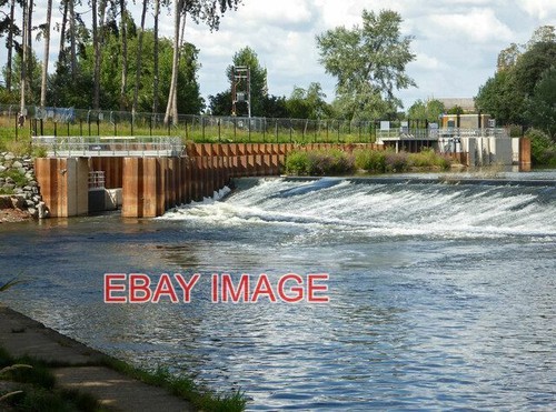 PHOTO DIGLIS WEIR AND FISH PASS WORCESTER ON THE RIVER SEVERN | eBay