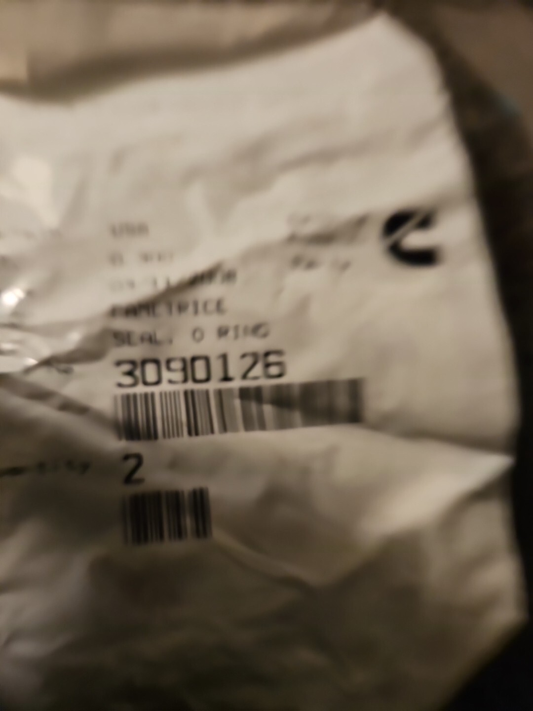 Genuine CUMMINS Oring Seal 3090126. Qty 2 | eBay