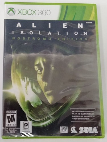 Microsoft Xbox 360 Alien Isolation Nostromo Edition US Version Unopened ...