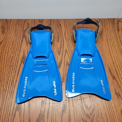Youth Adjustable U.S. Divers Rip Fin Scuba Snorkel Fins Size 1 to 4 L ...
