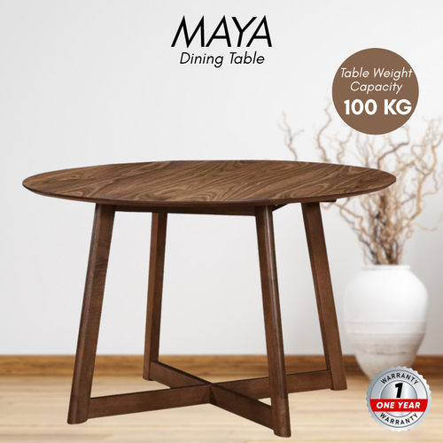 Priceworth Maya Dining Table Walnut | eBay Australia