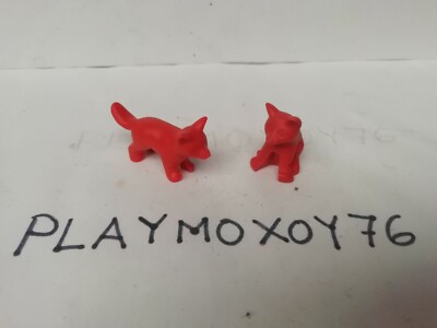 PLAYMOBIL ANIMALS. LOT OF TWO FOX CUBS. | eBay