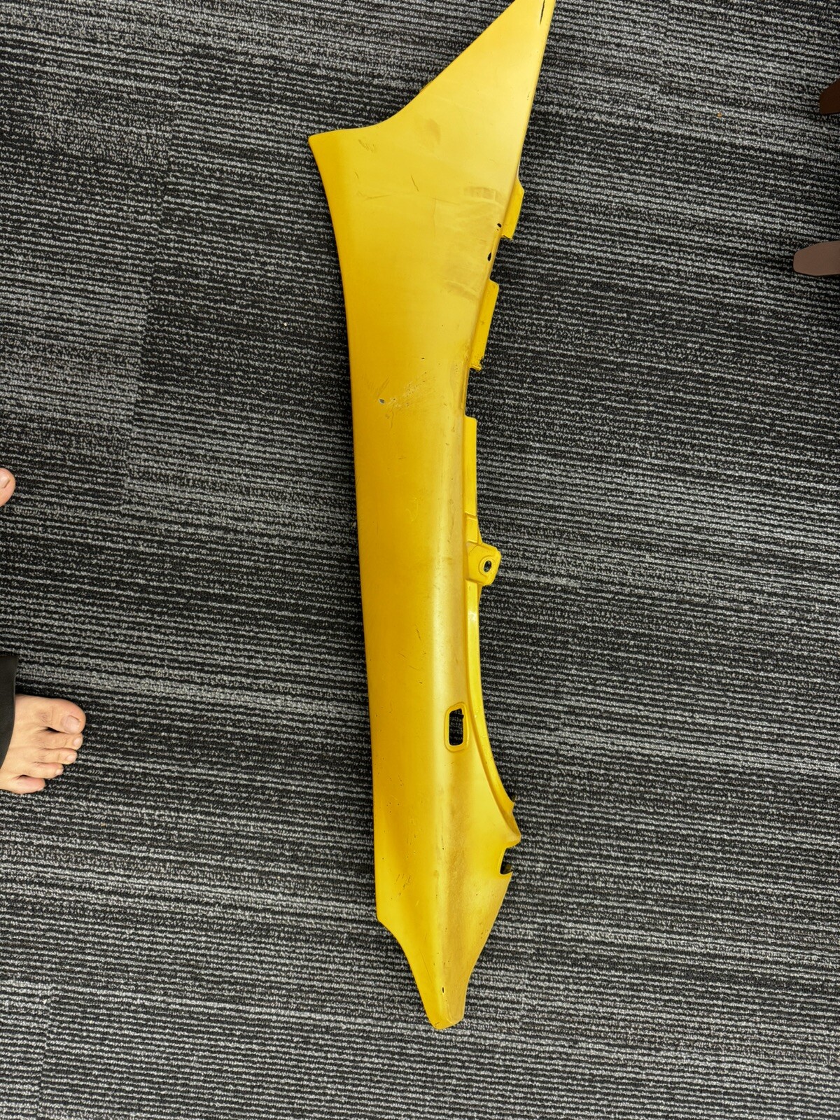 1994 1995 YAMAHA XJ600S SECA II SEAT LEFT SIDE COVER COWL Yellow | eBay