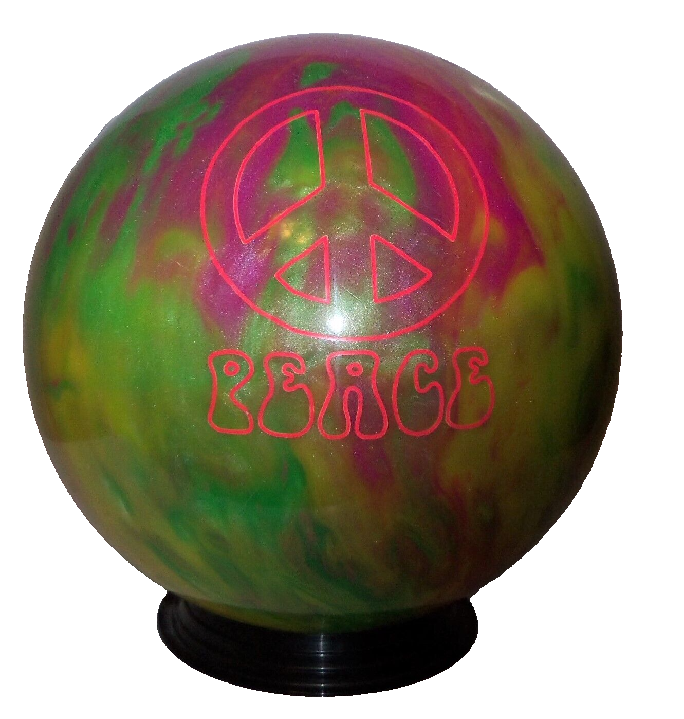 Bowling Brunswick Peace Ball Pre-Drilled - Rare | eBay