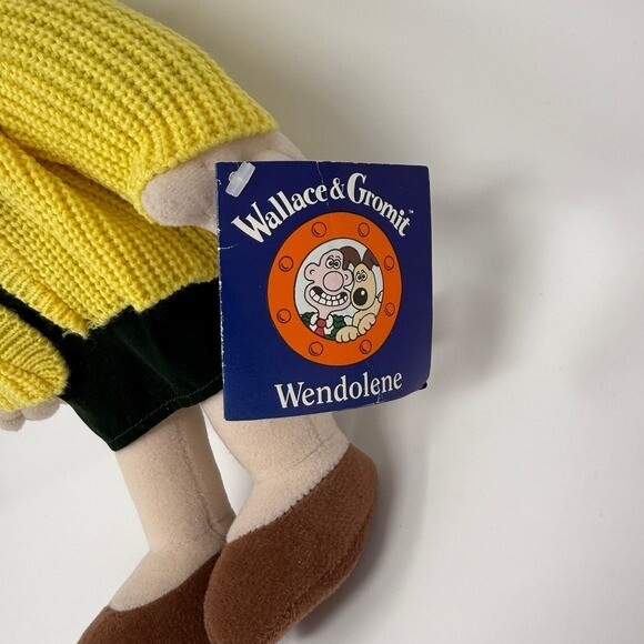 Aardman Wallace & Gromit Wendolene Plush Doll Figure 14" NEW w/ Tag ...