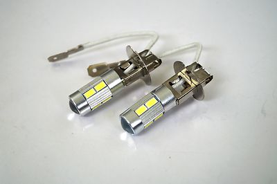 FITS CHRYSLER VIPER 1997-0N 2x H3 5630 SMD 10 LED 12V BULBS XENON 6000K ...