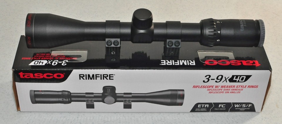 TASCO 3-9x40 Rimfire Rifle Scope | eBay
