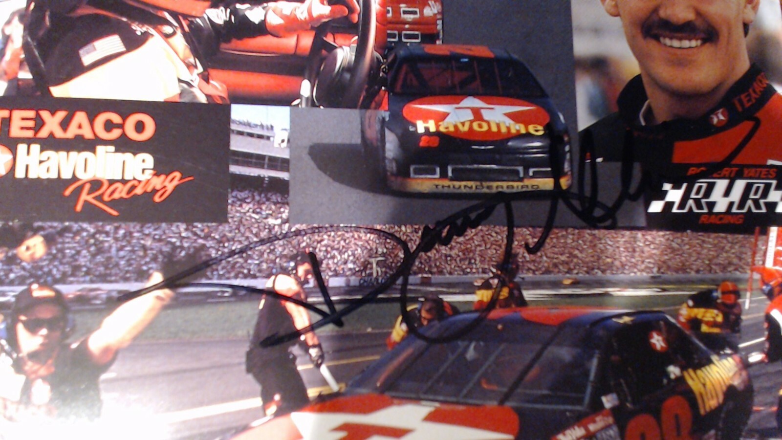 DAVEY ALLISON 8.5 X 11 AUTOGRAPHED PHOTOGRAPH. AUTOGRAPH IS GUARANTEED ...