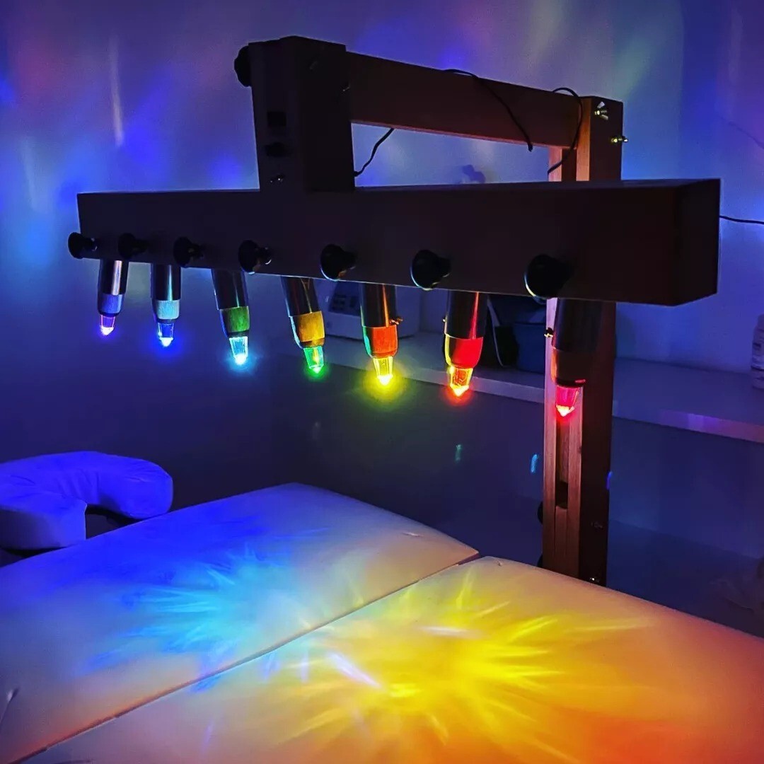 Crystal Light Bed BioPhoton Chromotherapy Color Therapy Quartz ...
